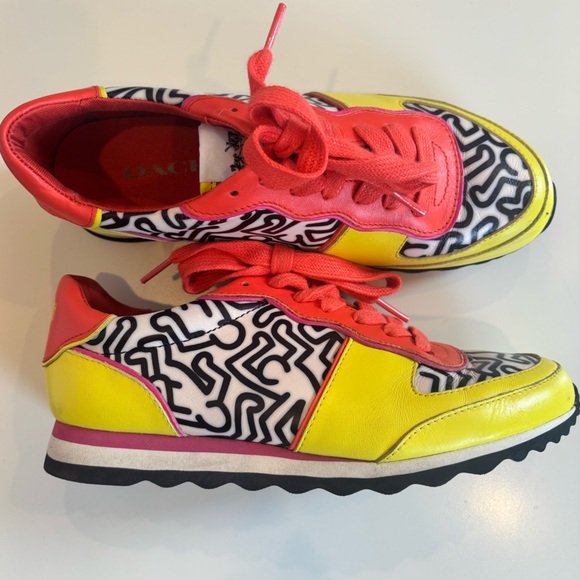 Coach | Shoes | Coach X Keith Haring Sneakers | Poshmark